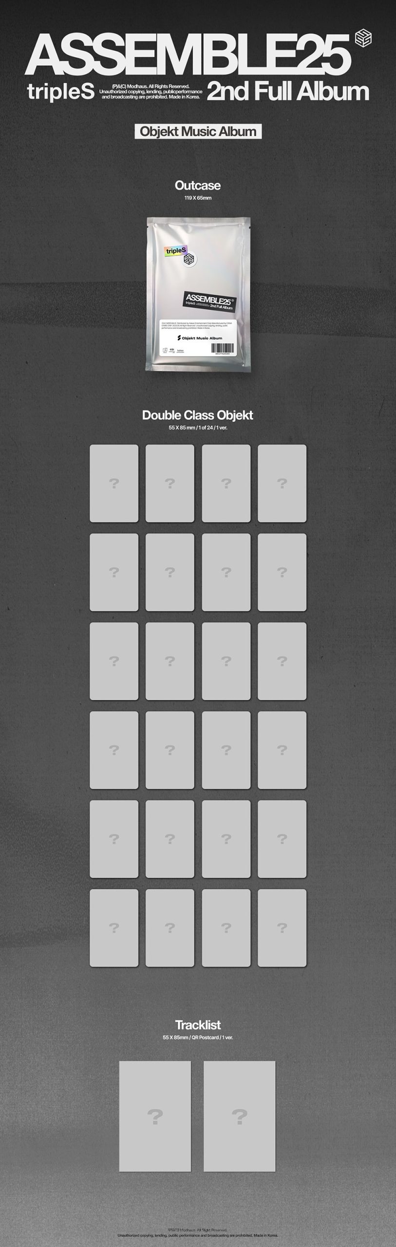 tripleS – ASSEMBLE25 (Objekt Music Album Ver) – BEADSOFBULLETS