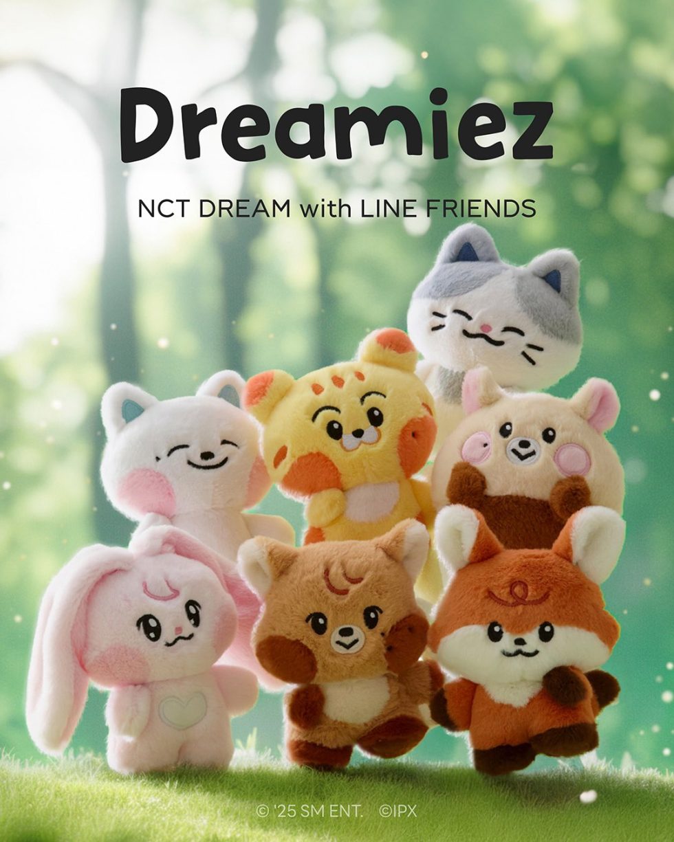 NCT DREAM DREAMIEZ WITH LINE FRIENDS PLUSH – BEADSOFBULLETS