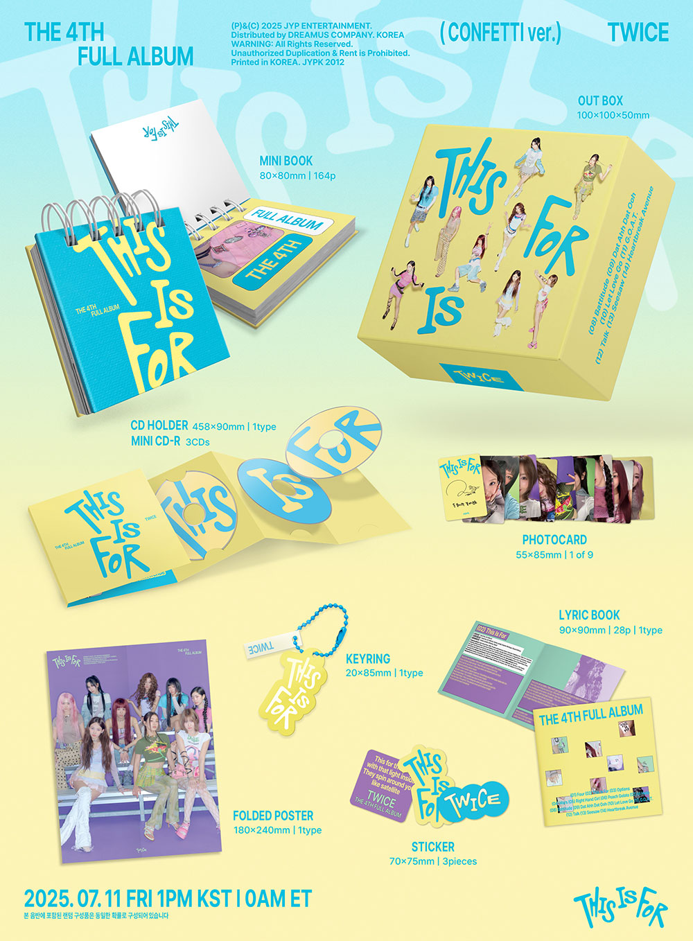 TWICE – THIS IS FOR (Confetti Ver) – BEADSOFBULLETS