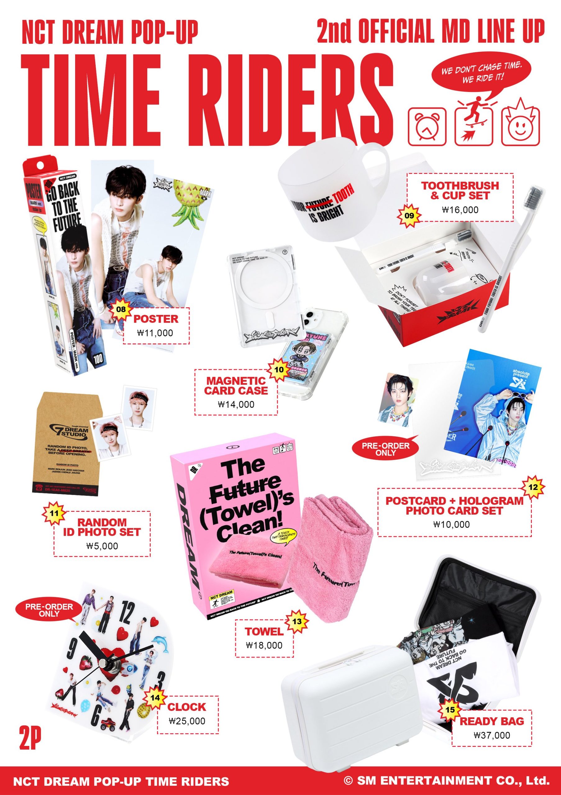 NCT DREAM – [TIME RIDERS] POP-UP STORE OFFICIAL MD (2nd Line Up ...
